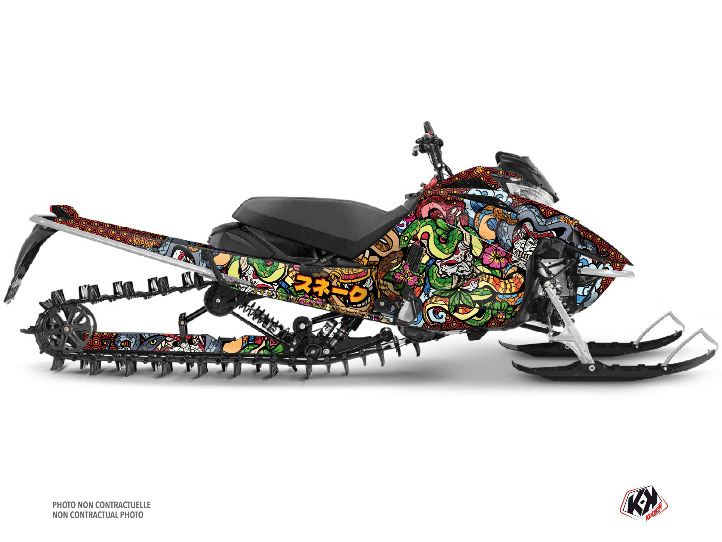 yamaha snowmobile snake graphic kit colors | Kutvek