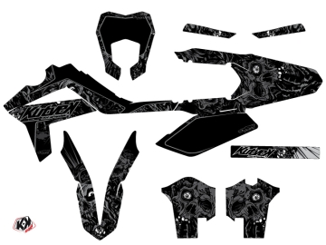 kit déco motocross gasgas zombies dark noir | Kutvek