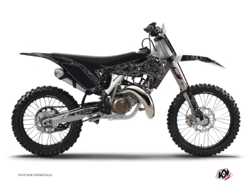 kit déco motocross husqvarna zombies dark noir | Kutvek