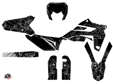 kit déco motocross sherco zombies dark noir | Kutvek