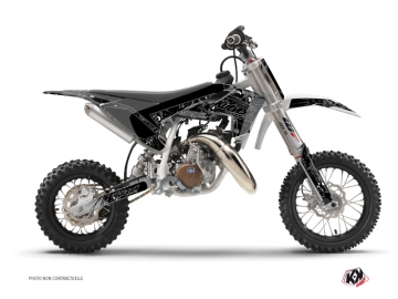 kit déco motocross husqvarna zombies dark noir | Kutvek