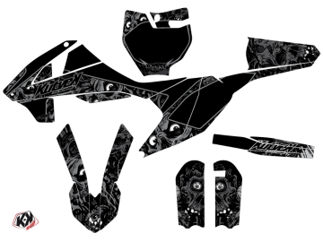 kit déco motocross ktm zombies dark noir | Kutvek