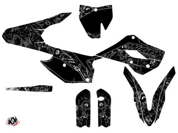 kit déco motocross husqvarna zombies dark noir | Kutvek