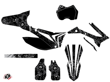 kit déco motocross tm zombies dark noir | Kutvek