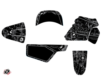 kit déco motocross yamaha zombies dark noir | Kutvek
