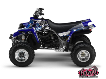 kit déco quad yamaha demon bleu | Kutvek
